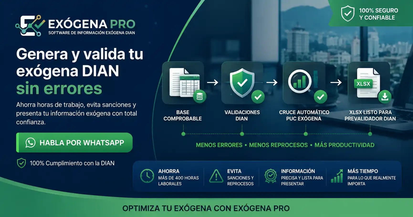 Exógena Pro | Software para información exógena DIAN en Colombia